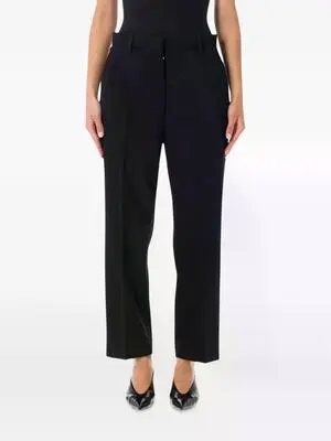 LANVIN Straight-leg Wool Trousers - Black