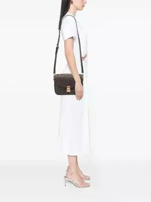 LOUIS VUITTON Monogram Pochette Metis Satchel - Brown