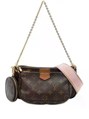 LOUIS VUITTON 2020 Monogram Multi Pochette Accessoires Satchel - Brown