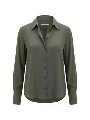 Patrizia Pepe Logo-plaque Long-sleeve Shirt - Green