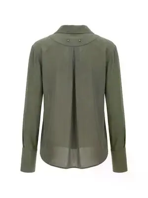 Patrizia Pepe Long-sleeve Shirt With Logo Plaque
