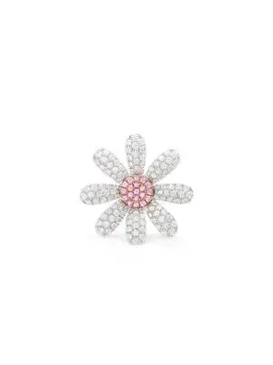 MIO HARUTAKA Margaret Sapphire And Diamond Earring - Silver