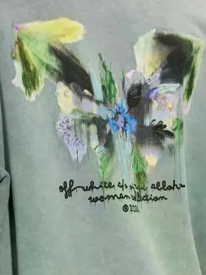 Off-White Graphic-print Drawstring Hoodie
