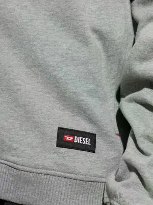 DIESEL® Logo-patch Zip-up Hoodie