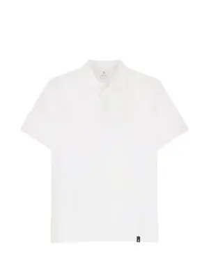 Boggi Milano Polo In Stretch Supima Cotton Jersey - White