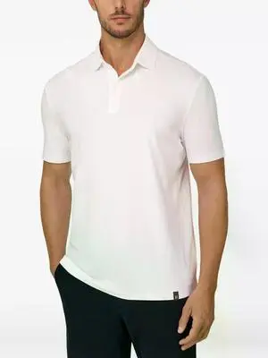 Boggi Milano Polo In Stretch Supima Cotton Jersey - White