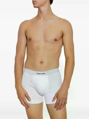 TOM FORD Logo-waistband Boxers - White