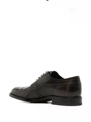 TOD'S Brogue Detail Leather Derby Shoes