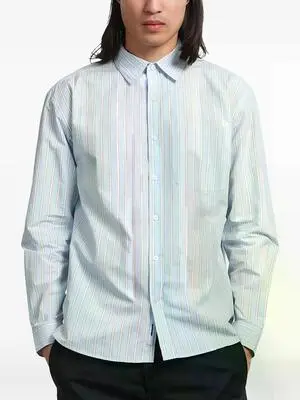 EDMMOND STUDIOS Striped Patch-pocket Shirt