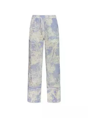 Off-White City Printed Piped Trousers - Purple