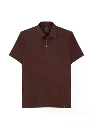 Boggi Milano Polo In Piqué Cotton Blend B Tech - Red