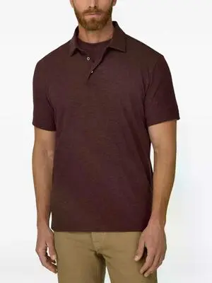 Boggi Milano Polo In Piqué Cotton Blend B Tech - Red