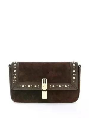 Furla Iride Stud-embellished Crossbody Bag - Brown