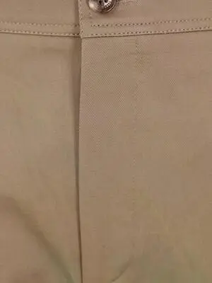 Valentino Garavani Pleated Logo-embroidered Cotton Twill Trousers
