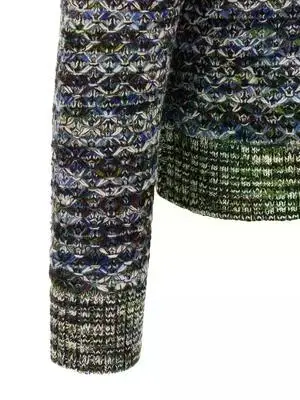 Missoni Three-dimensional Flamed Pattern Sweater