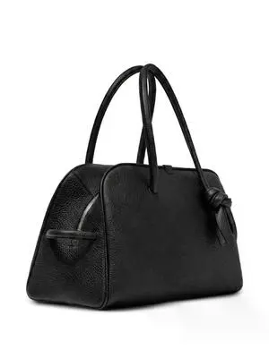 Jacquemus Leather Tote Bag With Knot Detail