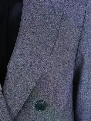 DRHOPE Double-breasted Peak-lapel Blazer