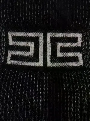Elisabetta Franchi Ribbed Logo Tank Top