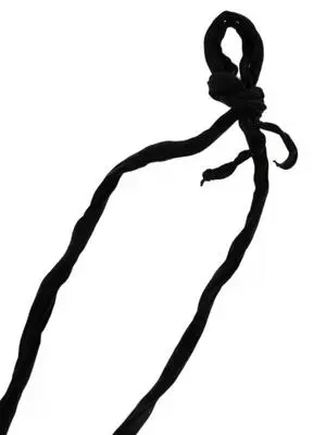 Balenciaga Tone Anchor Pendant Necklace