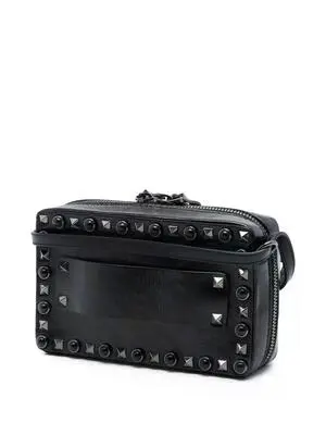 Valentino Garavani Textured Leather Rockstud Camera Bag