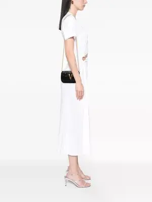 Versace Virtus V Quilted Leather Crossbody Bag