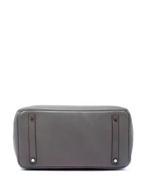 Hermès 2011-2013 Clemence Birkin Retourne 35 Handbag - Grey
