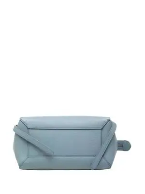 Celine 2017 Micro Grained Calfskin Belt Bag Satchel - Blue