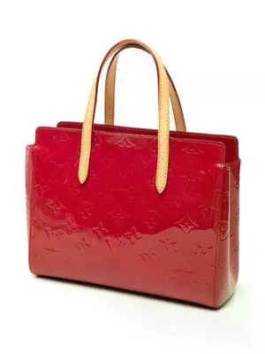 LOUIS VUITTON Monogram Vernis Catalina Bb Handbag - Red