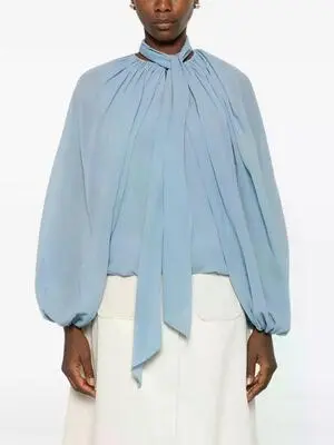 Dorothee Schumacher Pussy-bow Pleated Blouse