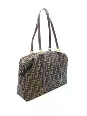Fendi Zucca Canvas Shoulder Bag