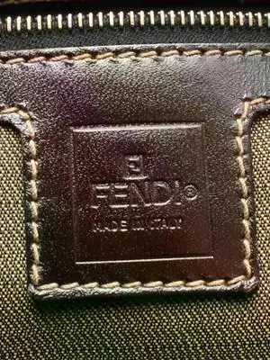 Fendi Zucca Canvas Shoulder Bag