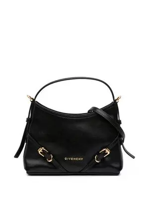 Givenchy 2025 Nano Leather Voyou Satchel - Black