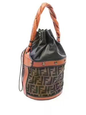 Fendi Zucca Canvas Palazzo Bucket Bag