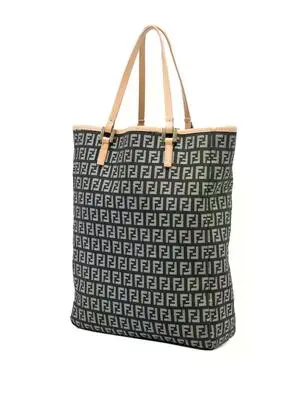 Fendi Zucchino Canvas Tote Bag