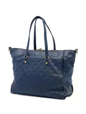 LOUIS VUITTON 2013 Monogram Empreinte Lumineuse Pm Satchel - Blue