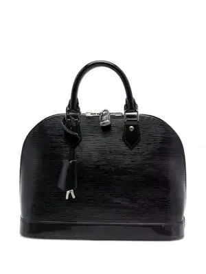 LOUIS VUITTON 2012 Electric Epi Alma Pm Handbag - Black
