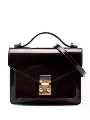 LOUIS VUITTON 2012 Vernis Monceau Bb Satchel - Purple
