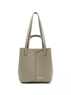 Emporio Armani Logo-print Leather Shoulder Bag