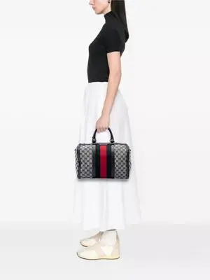 Gucci Gg Canvas Web Joy Boston Bag Satchel - Neutrals