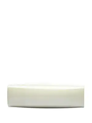 Saint Laurent Vinyl Shoulder Bag - White