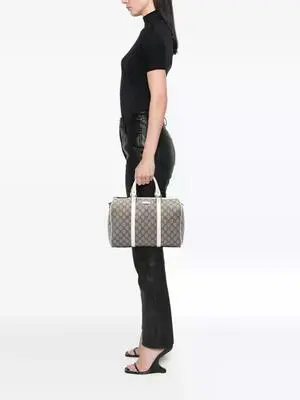 Gucci Gg Supreme Joy Boston Bag - White