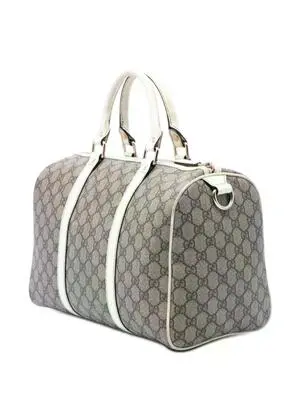 Gucci Gg Supreme Joy Boston Bag - White