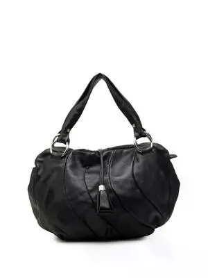 Celine 2008 Calfskin Pleated Bittersweet Hobo Bag