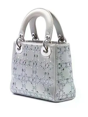 Dior 2017 Mini Lady Satchel - Grey
