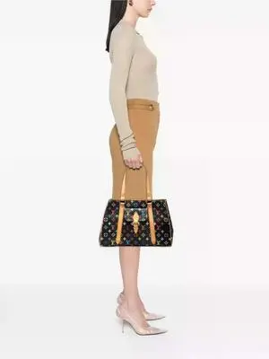 LOUIS VUITTON 2006 Monogram Multicolore Aurelia Mm Tote Bag - Black