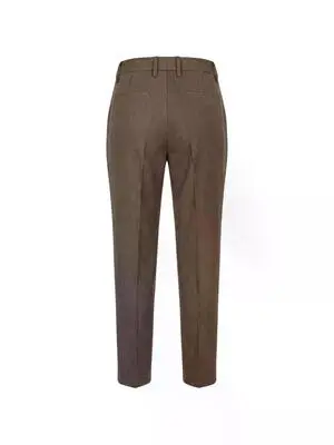 Ermanno Scervino Pressed-crease Tailored Trousers - Brown