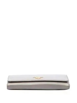 Prada Saffiano Leather Wallet On Strap Crossbody Bag