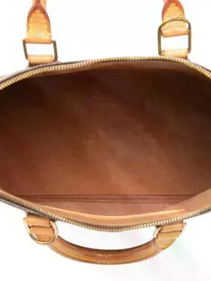 LOUIS VUITTON Monogram Alma Pm Handbag - Brown