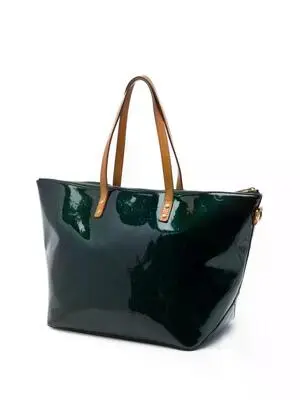 LOUIS VUITTON 2003-2010 Monogram Vernis Bellevue Gm Handbag - Green