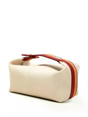 Hermès Toile Bride A Brac Pavillon Case Vanity Bag - Brown